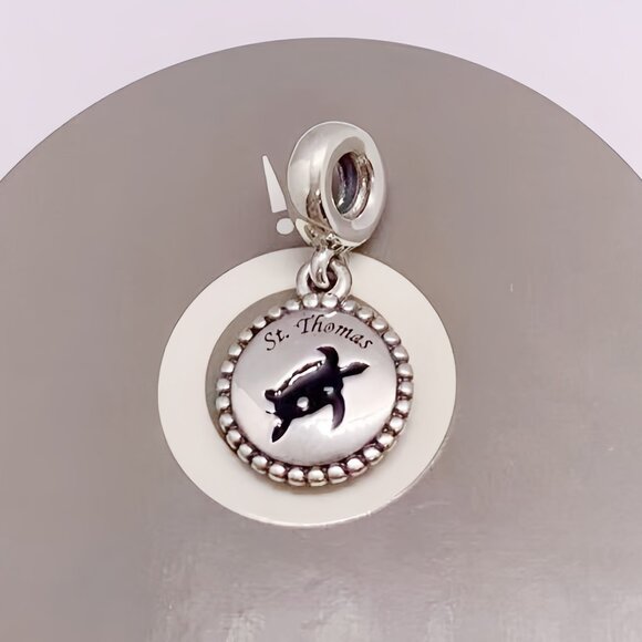 Pandora | Jewelry | Pandora Rare Exclusive St Thomas Travel Sterling ...